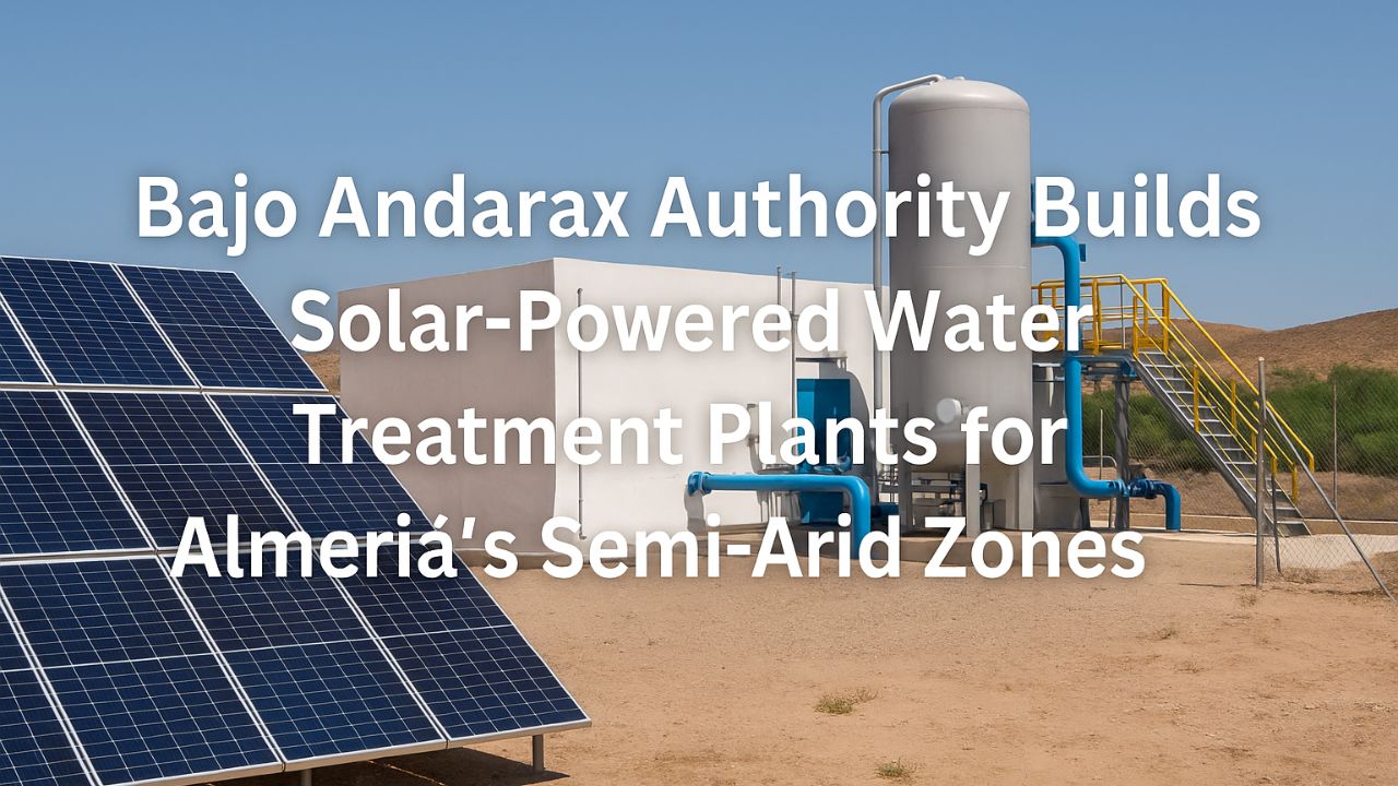 Bajo Andarax Authority Builds Solar-Powered Water Treatment Plants for ...